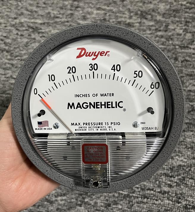 Dwyer Instruments 2060 Farklı Basınç Ölçüsü, 0-60 In H20, 2% Acc ...