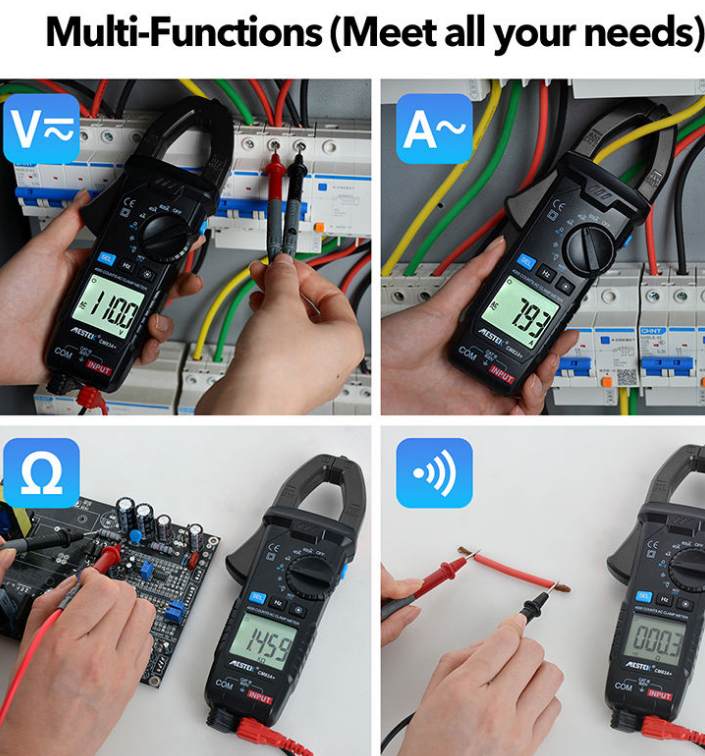 AC current Digital Clamp Meter 600A CM83A+ Digital Clamp Meter ...